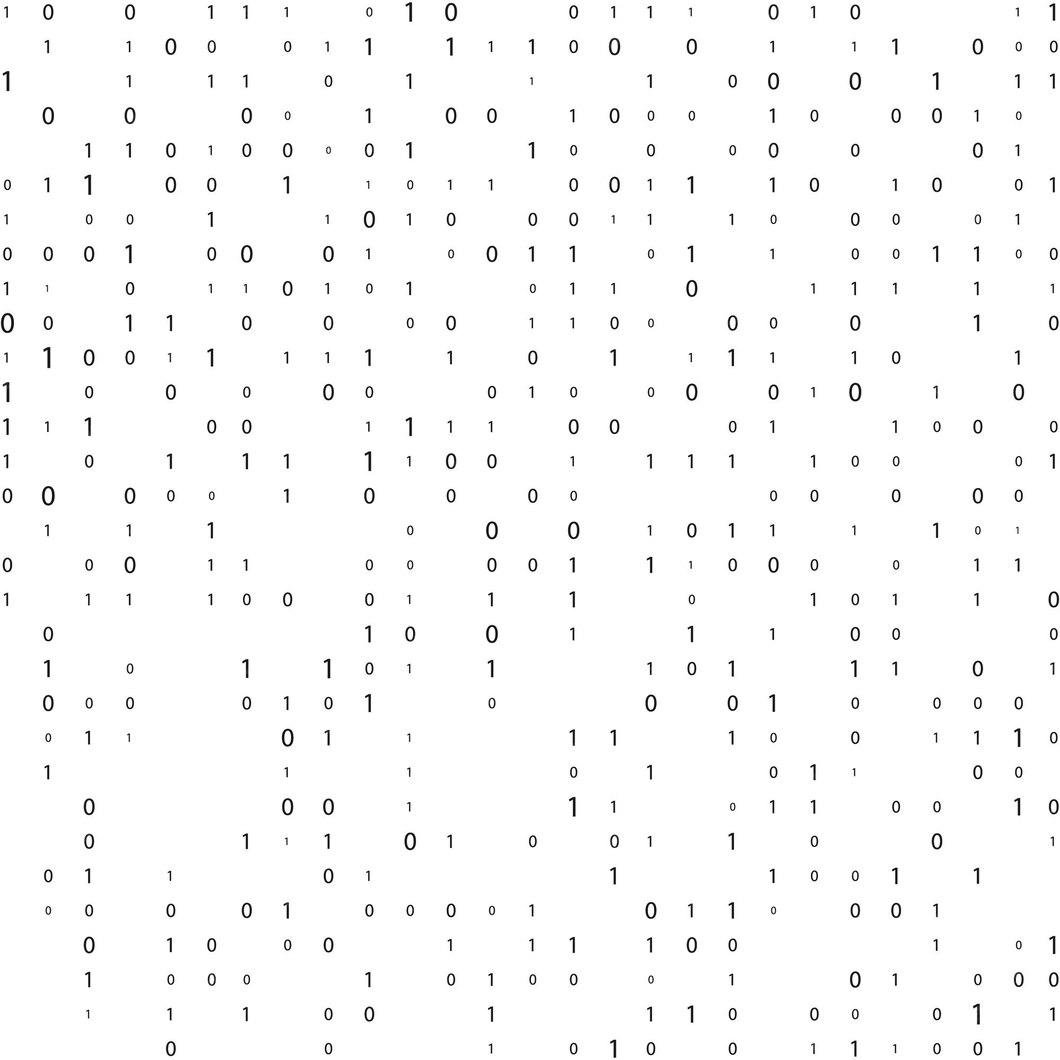 Premium Vector | Stream binary code Binary code matrix Background on screen from numbers 0 and 1 ...