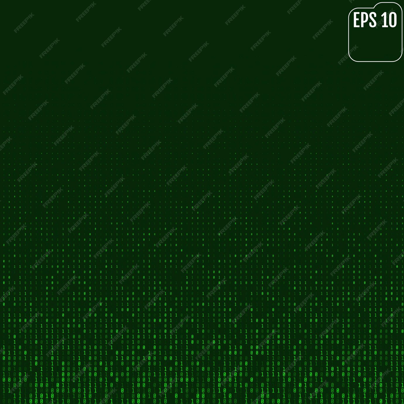 Premium Vector Stream Of Binary Code On Screen Abstract Vector