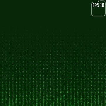 Premium Vector | Stream of binary code on screen abstract vector background data and technology ...