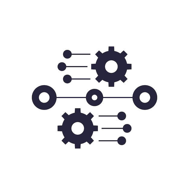 Premium Vector | Streamline process icon, vector design Premium Vector | Streamline process icon, vector design