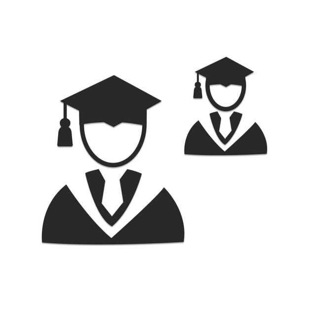 Premium Vector | Student icon vector Premium Vector | Student icon vector
