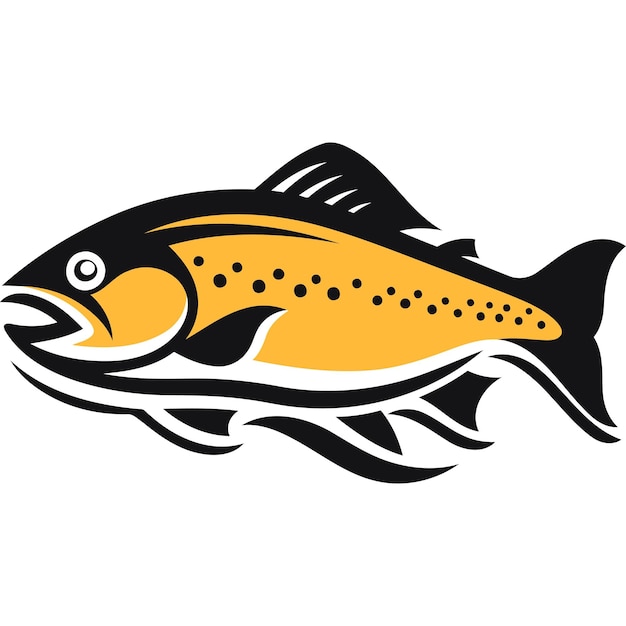 Stylized fish logo design | Premium AI-generated vector Stylized fish logo design | Premium AI-generated vector