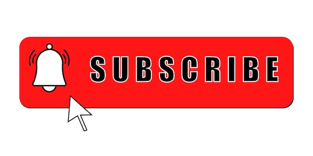 Premium Vector | Subscribe button for social media. Subscribe to video ... Premium Vector | Subscribe button for social media. Subscribe to video ...