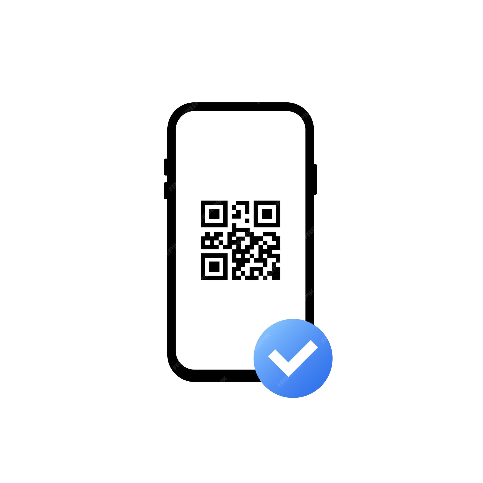 바코드로 결제 성공 Qr 코드 스캔 모바일은 Qr 코드를 스캔합니다 바코드 코딩을 읽으십시오 아이콘 인식 또는 Qr