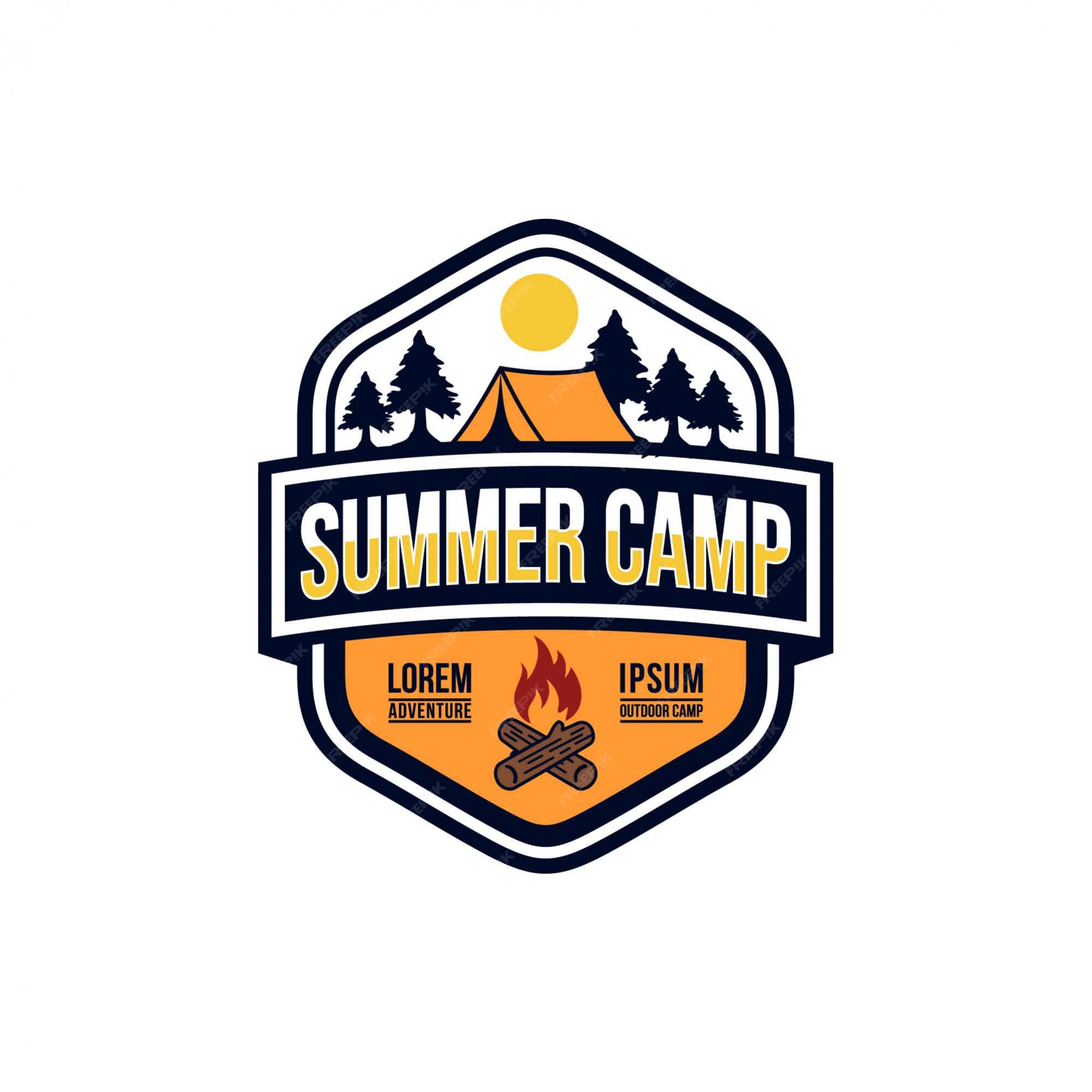 Premium Vector Summer Camp Vintage Stock Images