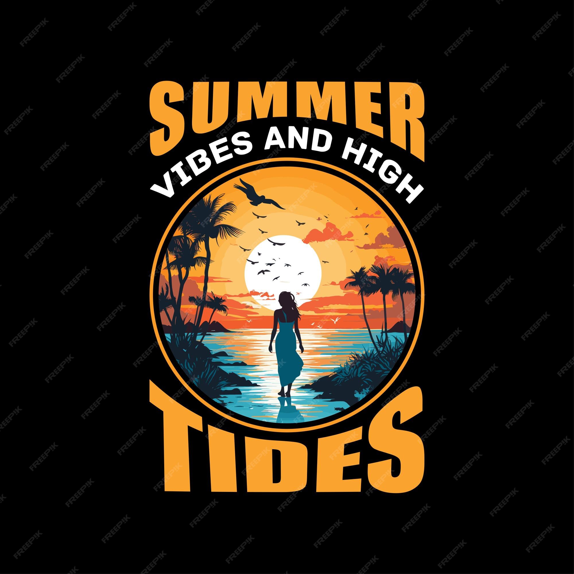 Premium Vector Summer T Shirt Design Summer Beach Vacation T Shirts