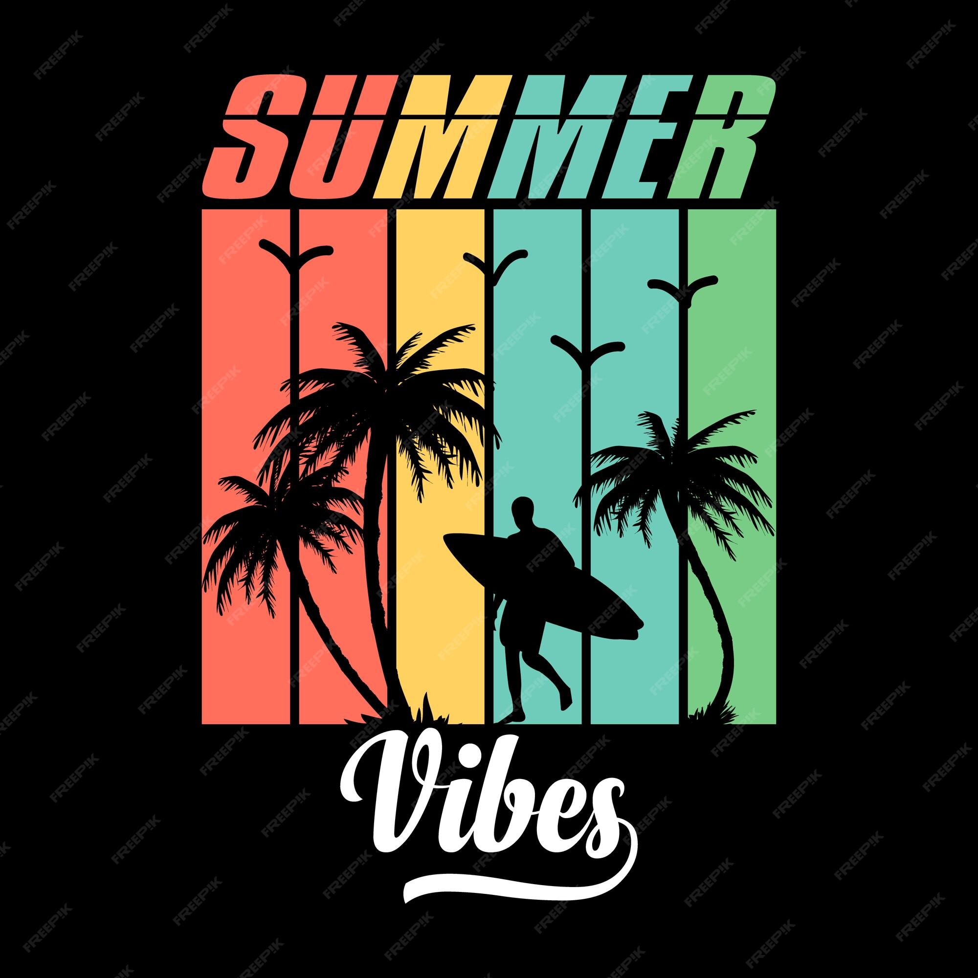Premium Vector Summer Typography And Graphic T Shirt Design