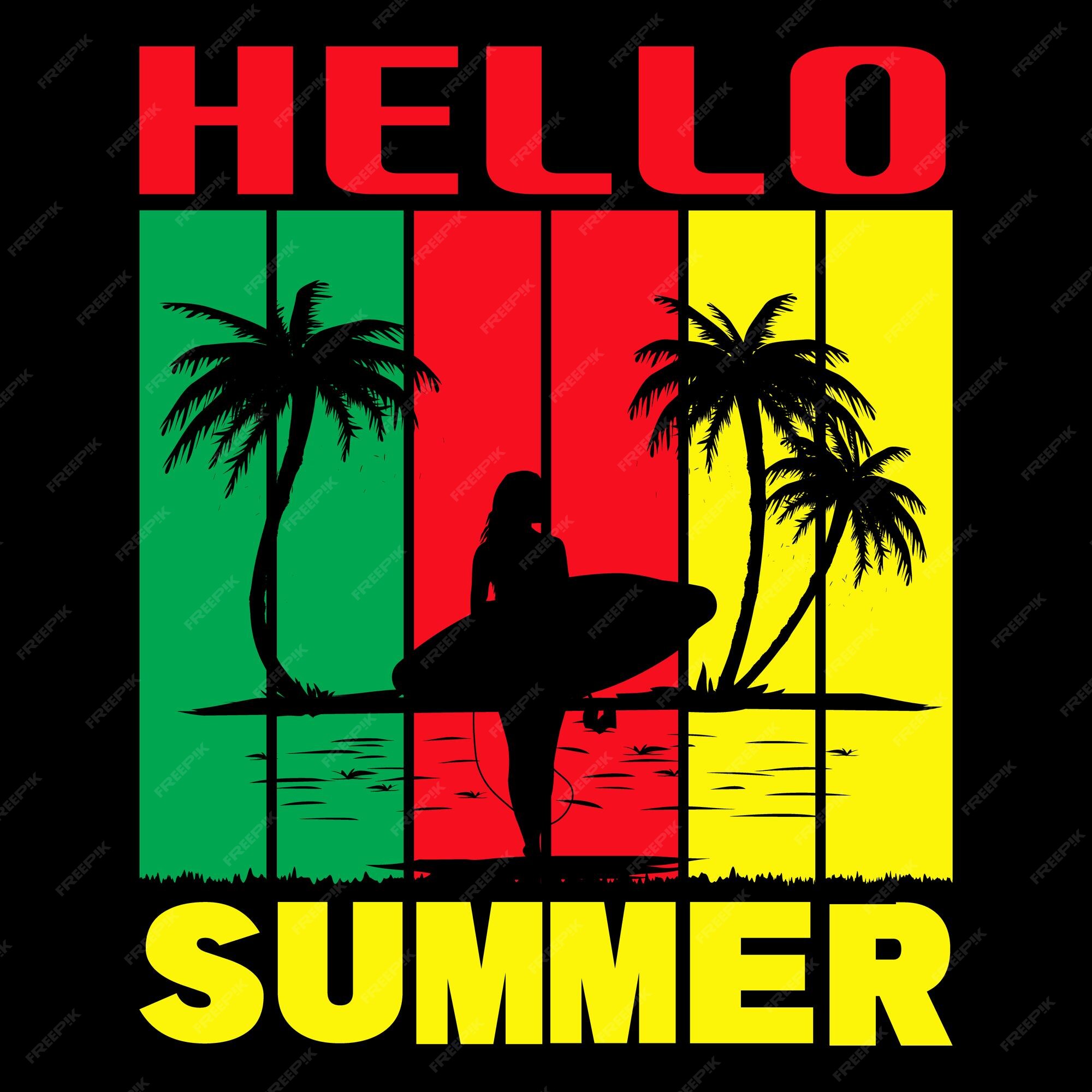 Premium Vector Summer Typography And Graphic T Shirt Design