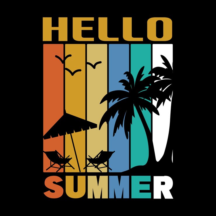 Premium Vector Summer Typography And Graphic T Shirt Design