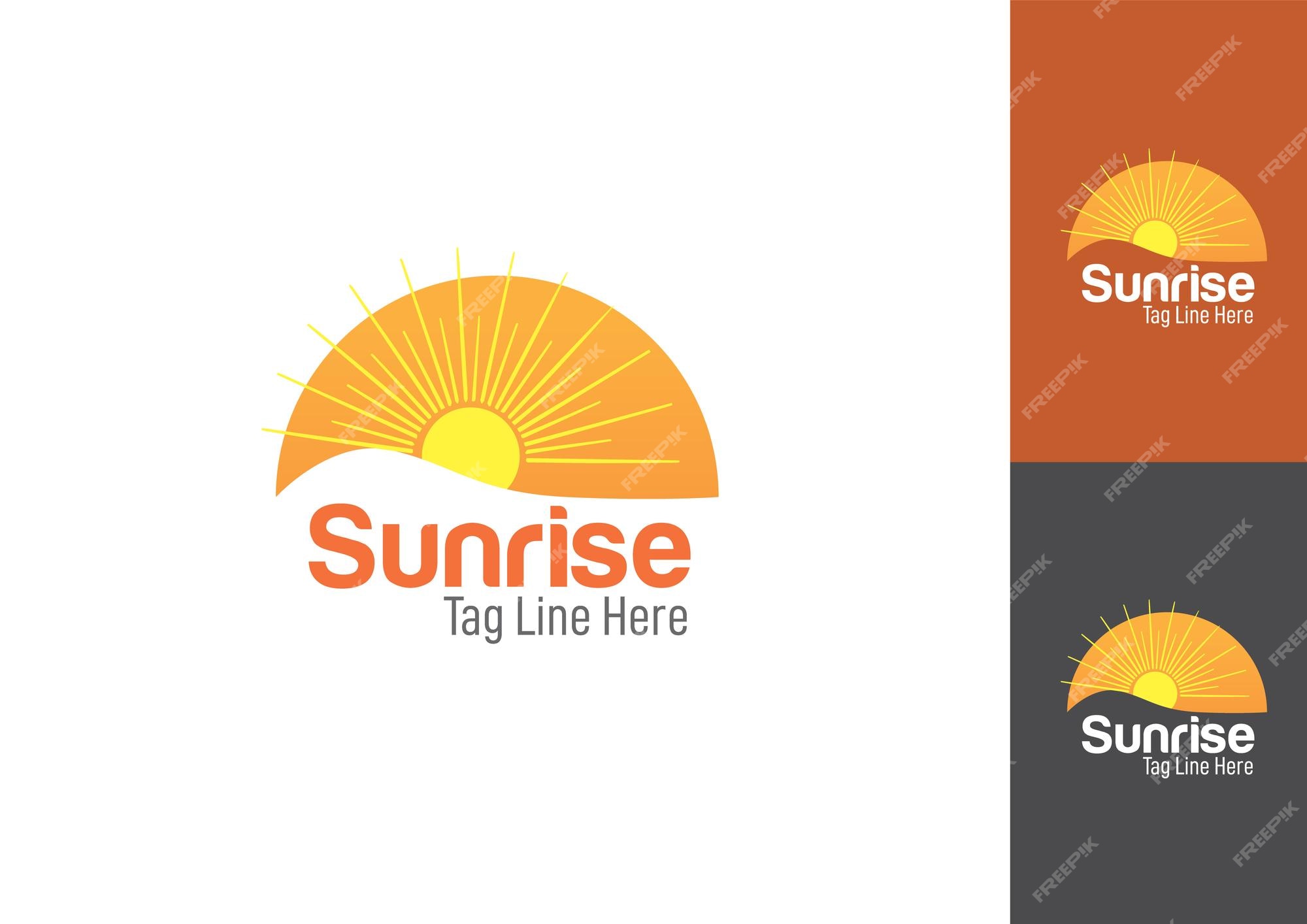 Premium Vector | Sunrise logo Design. Modern clean sunrise logo concept ... Premium Vector | Sunrise logo Design. Modern clean sunrise logo concept ...