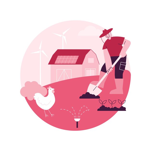 Premium Vector | Sustainable agriculture abstract concept vector ... Premium Vector | Sustainable agriculture abstract concept vector ...