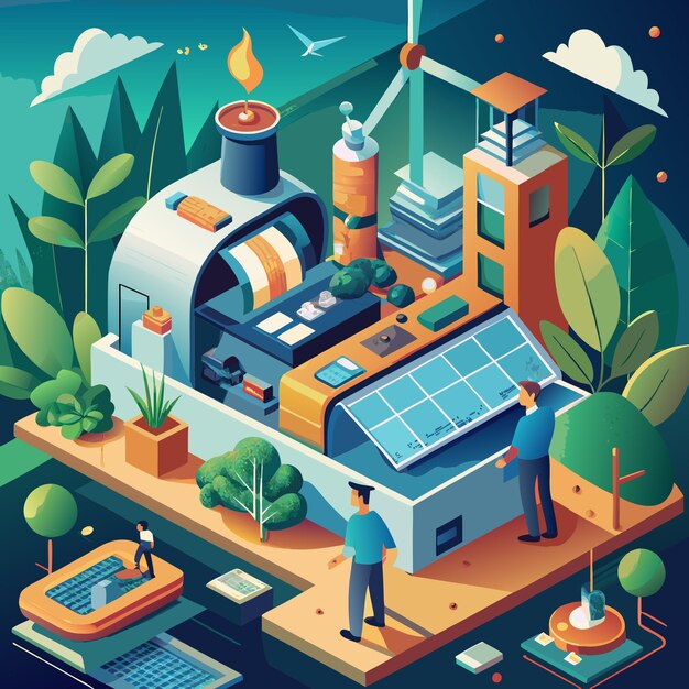 Sustainable Technology for a Greener Future | Premium AI-generated vector Sustainable Technology for a Greener Future | Premium AI-generated vector
