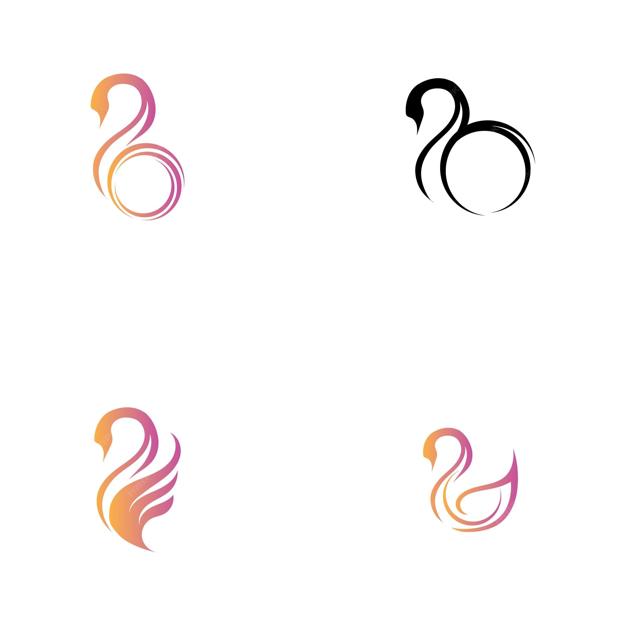 Premium Vector Swan Logo And Symbol Images Illustration Design