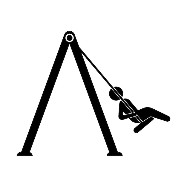 Premium Vector Swing Icon Vector
