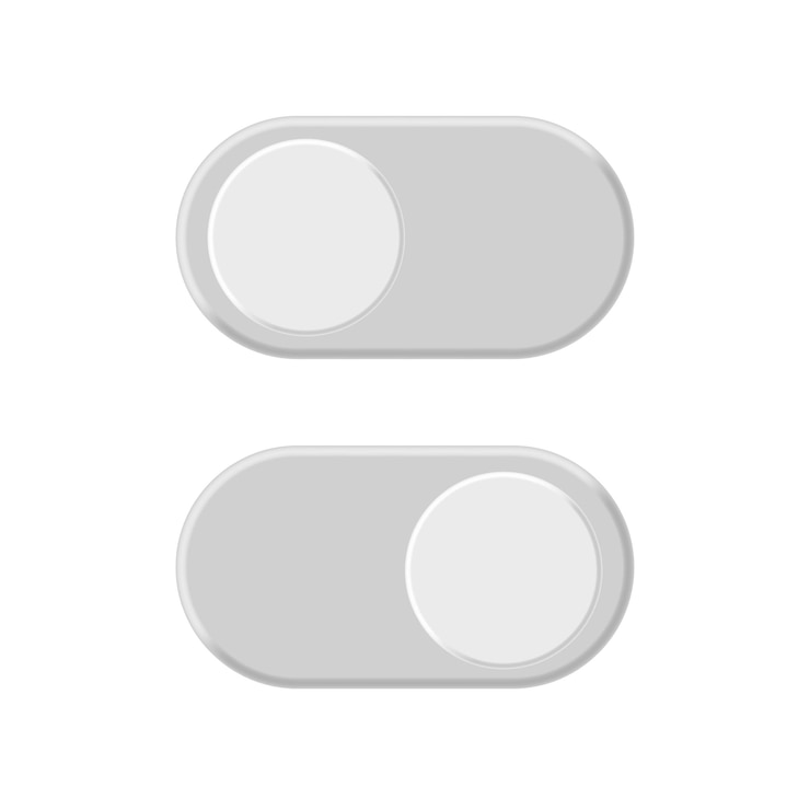 Premium Vector Switch Element Button Enable Disable Toggle Symbol On
