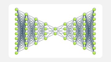 Premium Vector | Symmetrical Autoencoder Network Diagram for Efficient ...