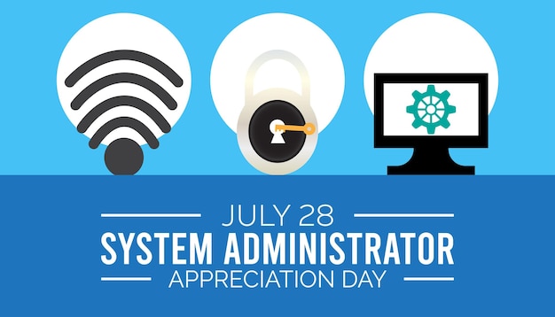 Premium Vector | System Administrator Appreciation Day observed every ... Premium Vector | System Administrator Appreciation Day observed every ...