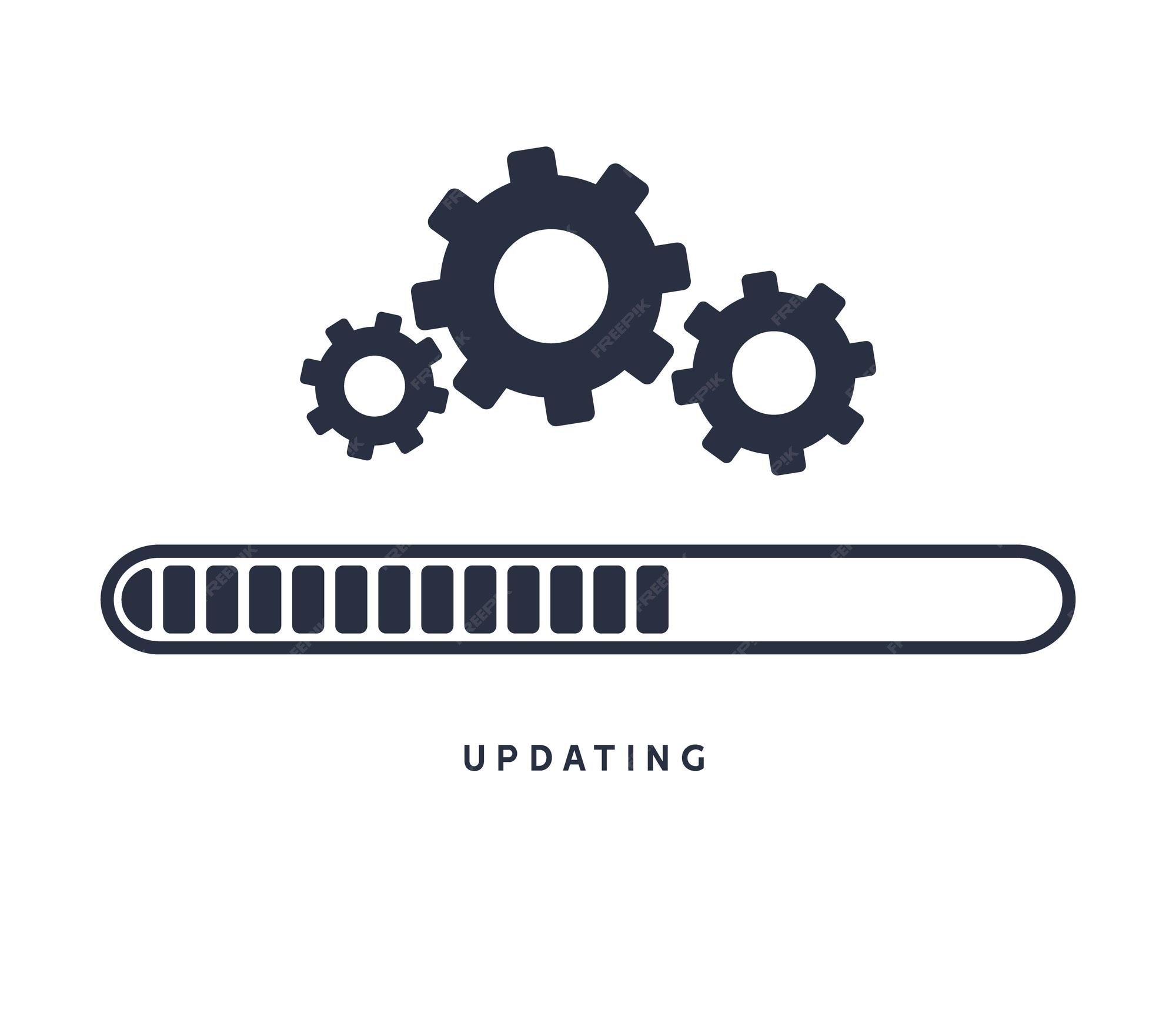 Premium Vector System Software Update Or Upgrade Application Loading Process Symbol Web