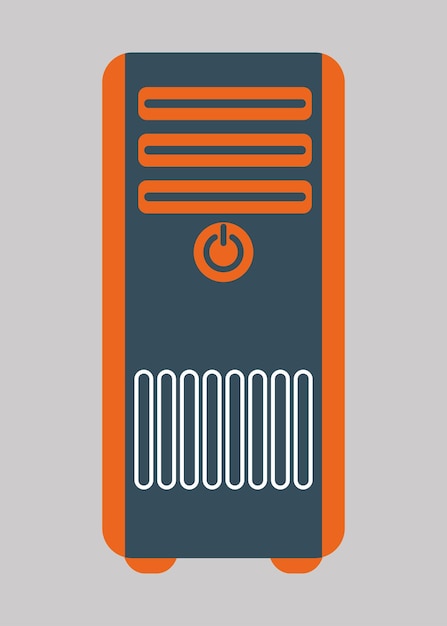 Premium Vector | System unit vector icon Premium Vector | System unit vector icon