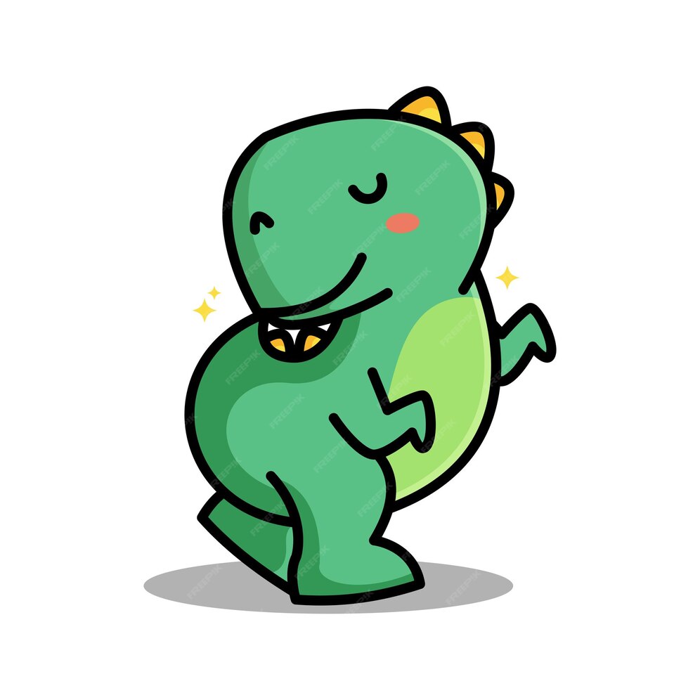 Premium Vector | T rex cute vector Premium Vector | T rex cute vector