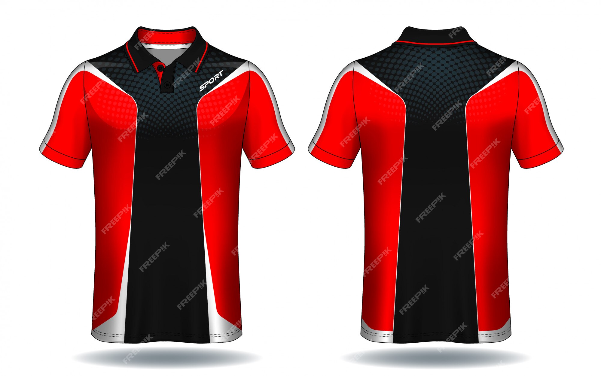 Premium Vector T Shirt Polo Design Sport Jersey Template