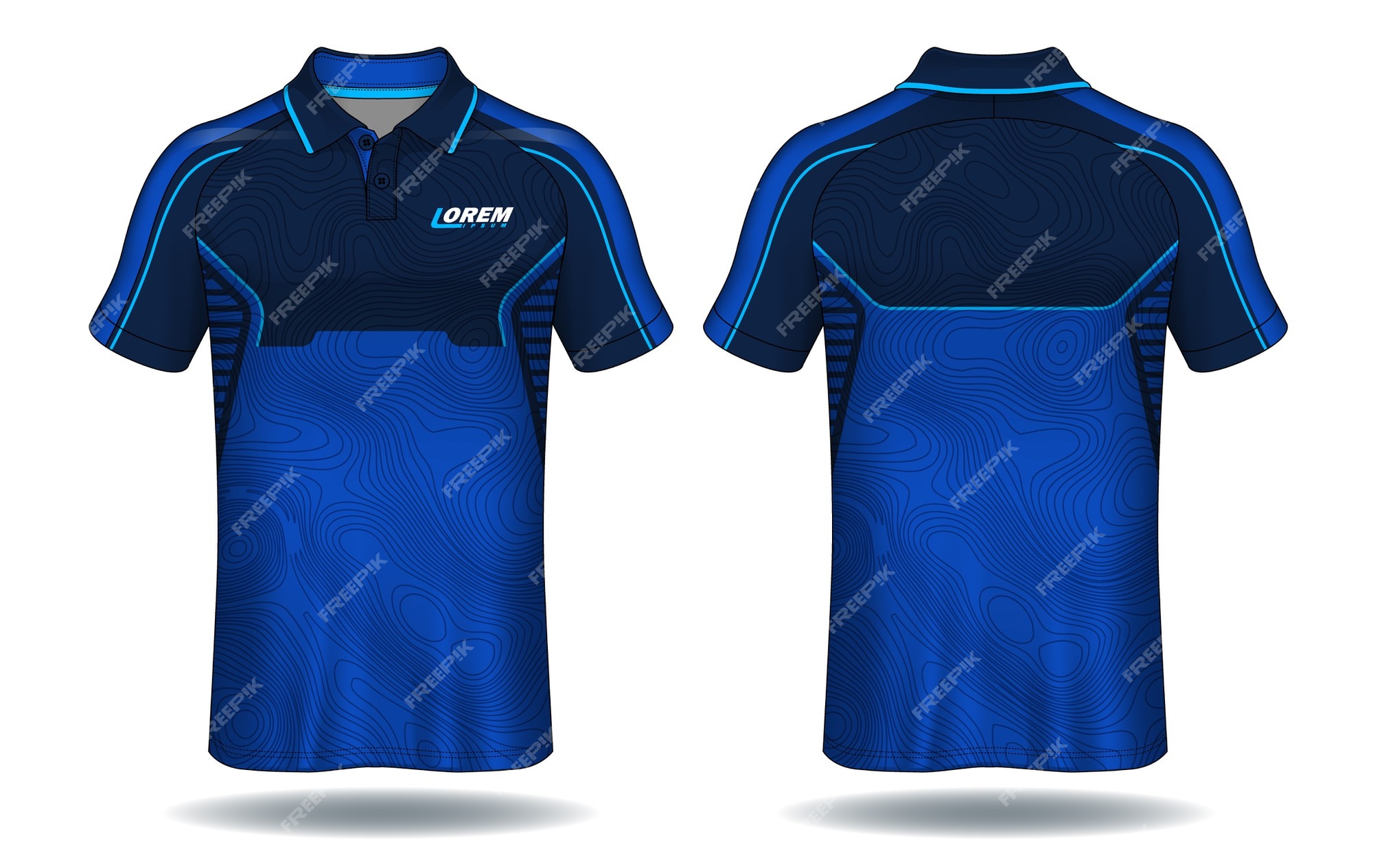 Premium Vector T Shirt Polo Design Sport Jersey Template
