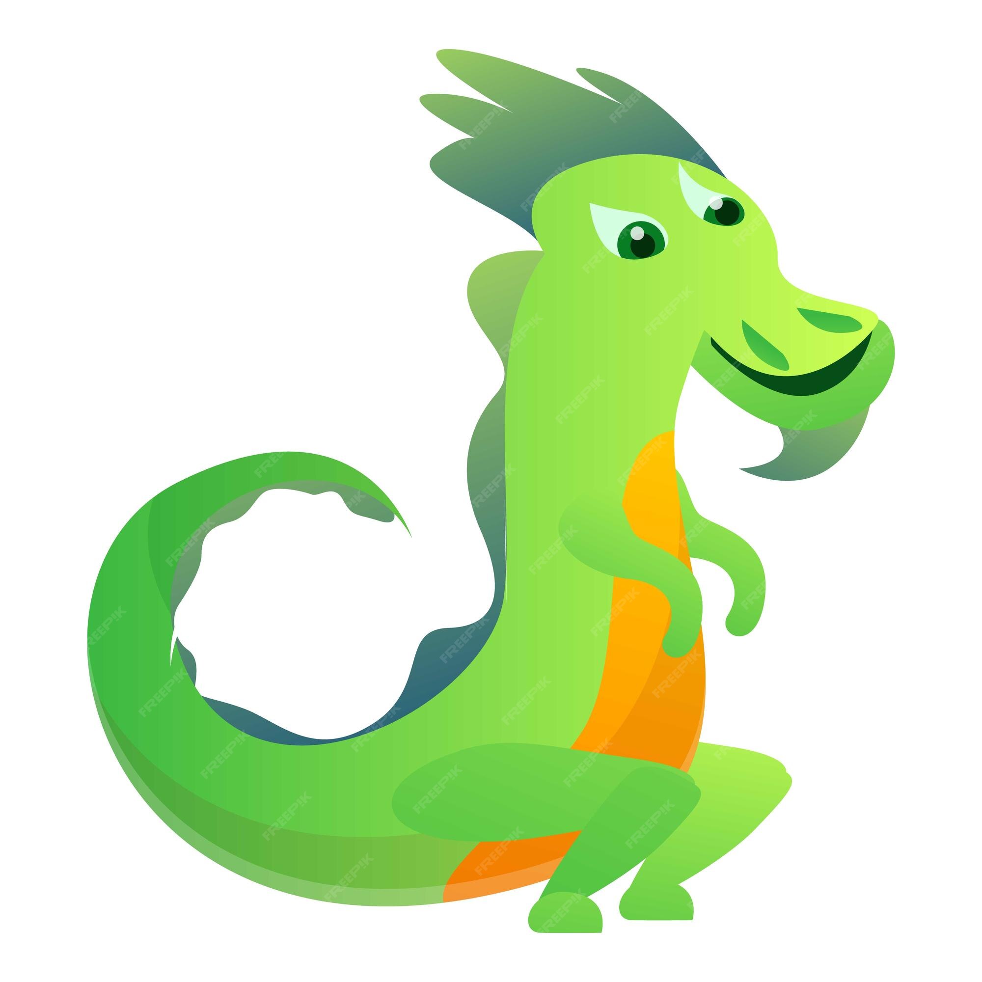 Premium Vector Tail Dragon Icon Cartoon Of Tail Dragon Vector Icon For Web Design Isolated On