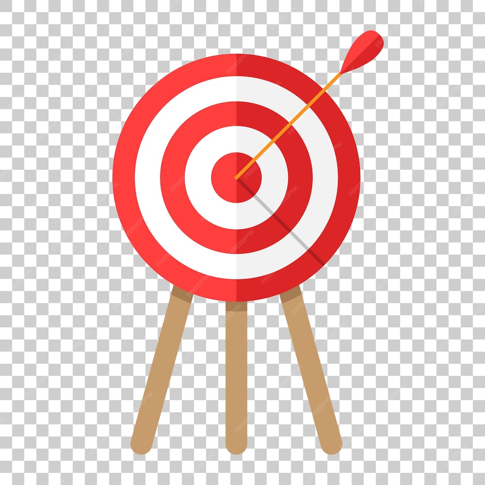 Premium Vector Target Aim Vector Icon In Flat Style Darts Game