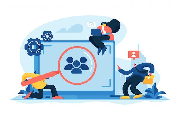 Premium Vector | Target audience concept vector illustration Premium Vector | Target audience concept vector illustration
