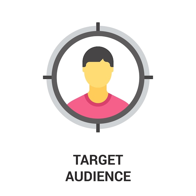 Premium Vector | Target audience icon Premium Vector | Target audience icon