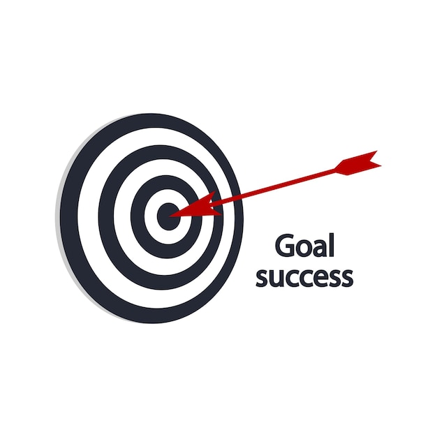 Premium Vector | Target business orientation success Premium Vector | Target business orientation success