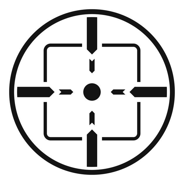 Premium Vector | Target icon Simple illustration of target vector icon ... Premium Vector | Target icon Simple illustration of target vector icon ...