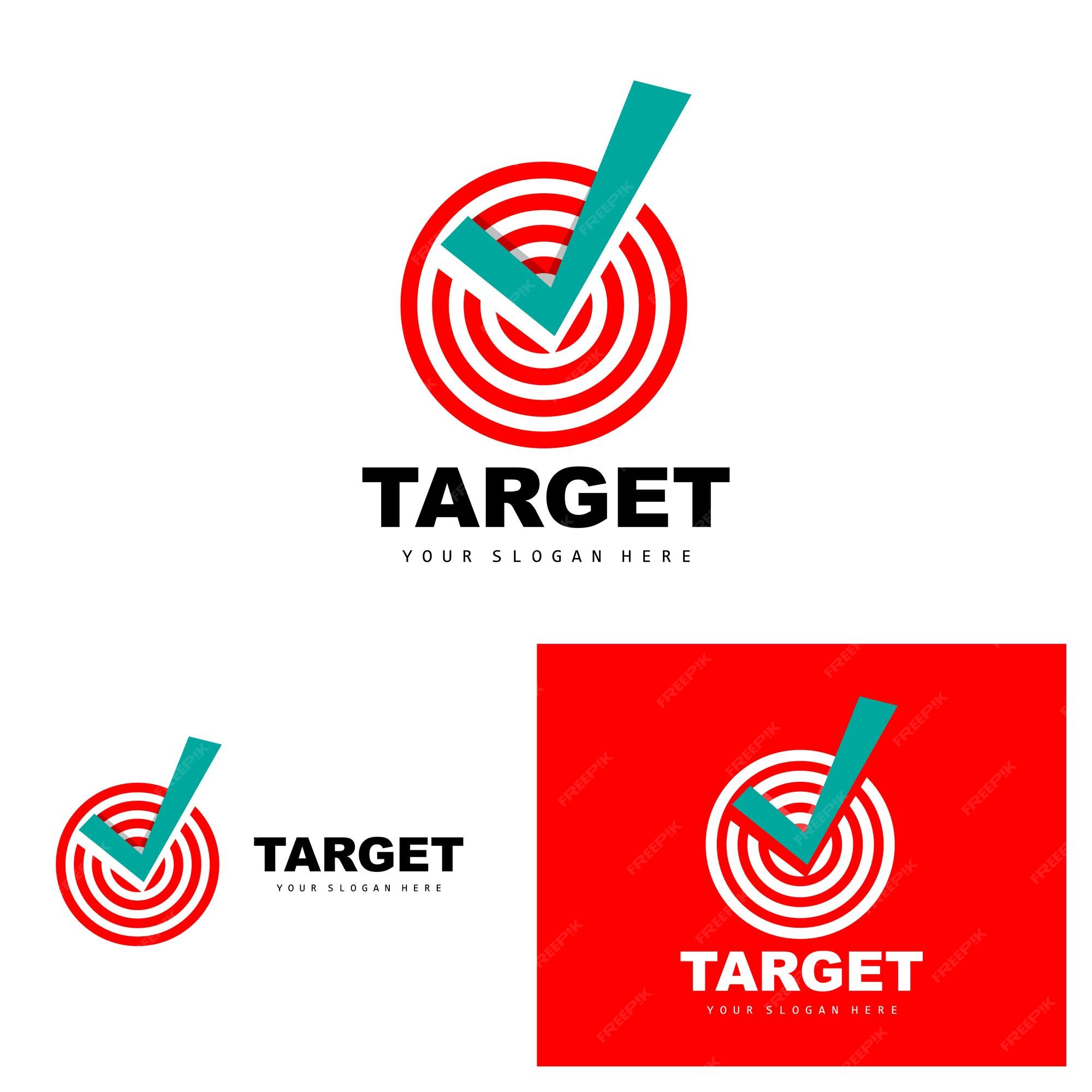 Premium Vector | Target logo arrow shooting design arrow aim target ... Premium Vector | Target logo arrow shooting design arrow aim target ...