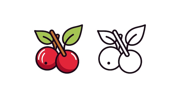 Premium Vector | Taste of summer cherry vector artwork Premium Vector | Taste of summer cherry vector artwork
