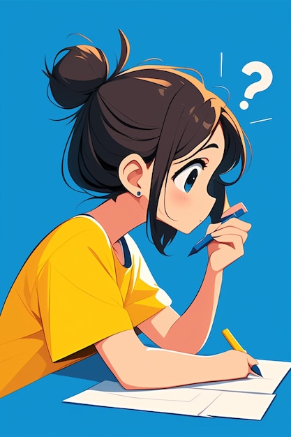 Premium Vector | Teachers Assigning Homework Premium Vector | Teachers Assigning Homework