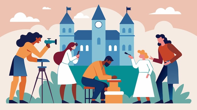 A team of conservationists using microscopes and specialized tools to ... A team of conservationists using microscopes and specialized tools to ...