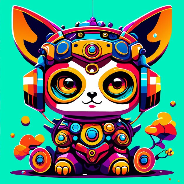 Premium Vector | Tech treasures little robot vector riches unveiled Premium Vector | Tech treasures little robot vector riches unveiled
