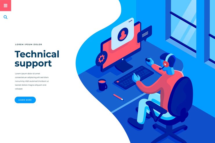 Premium Vector | Technical support isometric vector illustration for ...