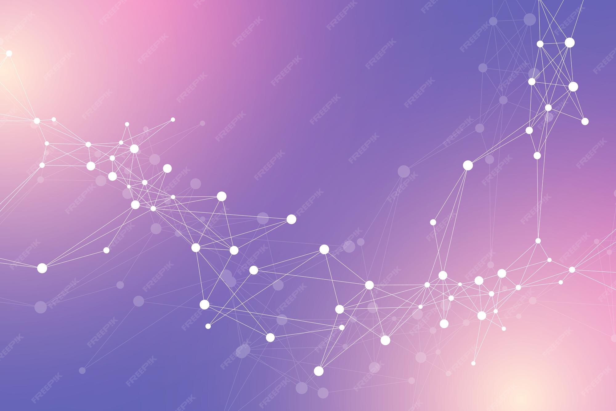 Premium Vector Technology Abstract Background With Connected Line And