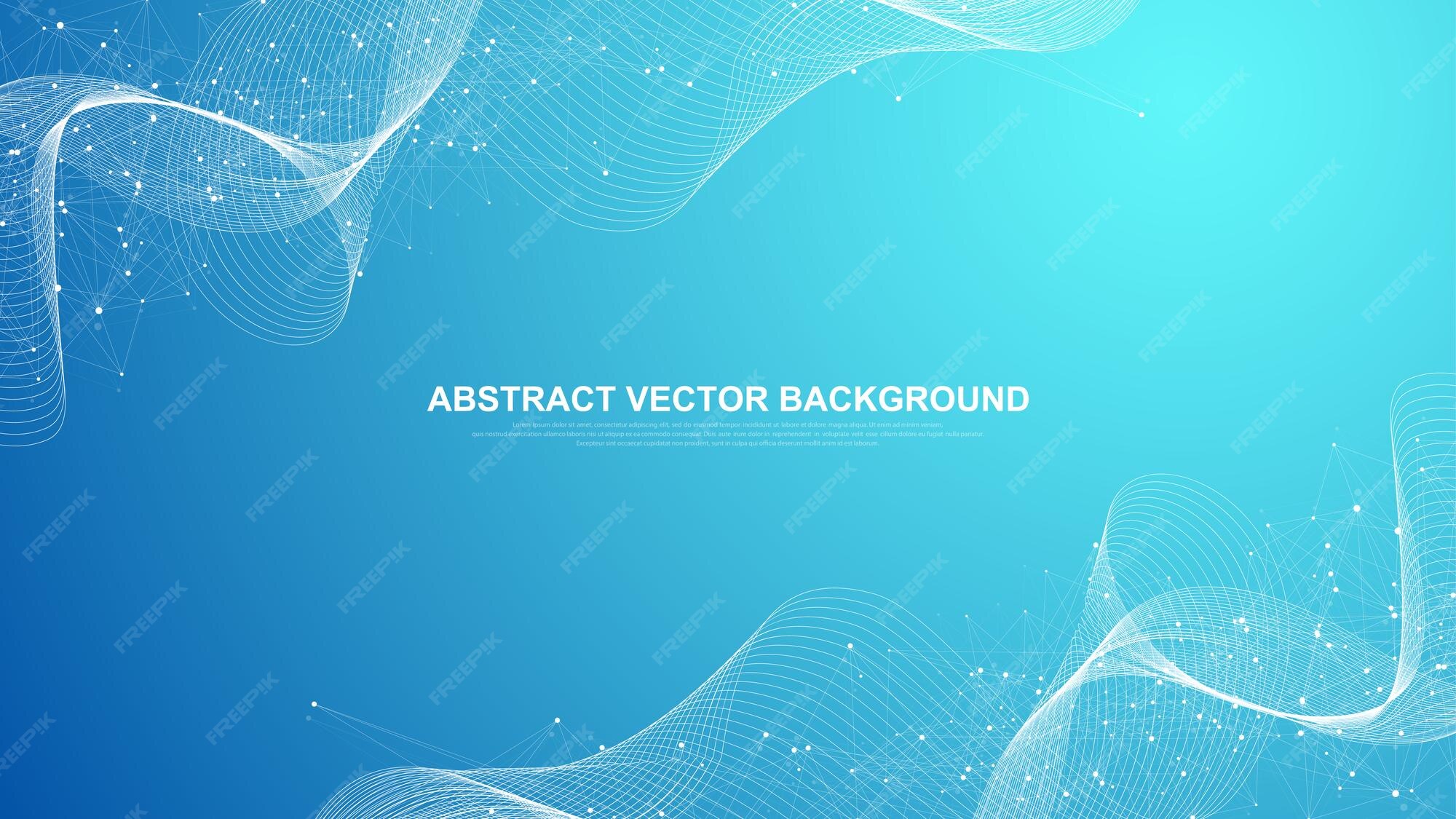 Premium Vector Technology Abstract Lines And Dots Connection Background Connection Digital