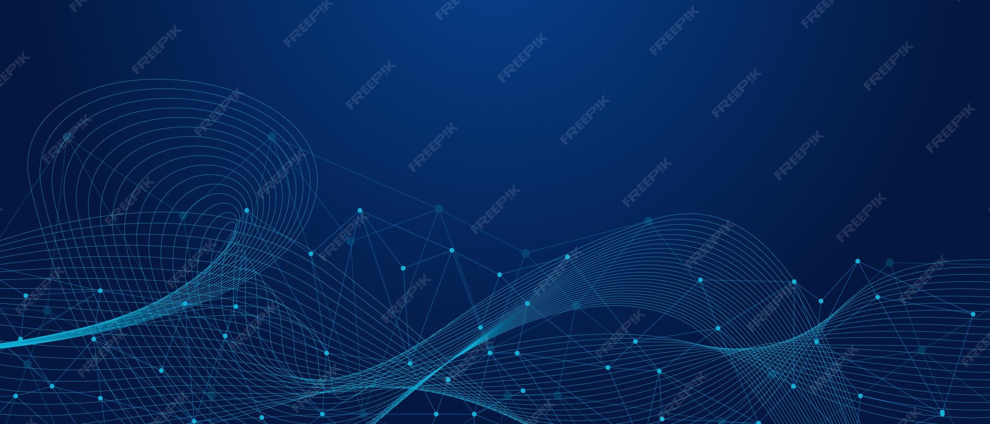 Premium Vector Technology Abstract Lines And Dots Connection