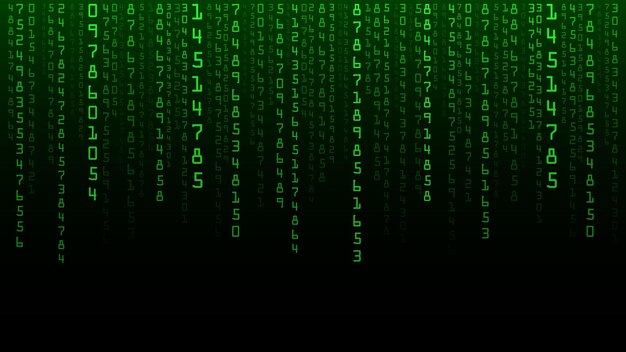 Matrix Numbers Background Vectors & Illustrations for Free Download ...