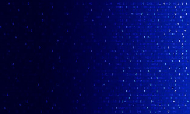 Blue Binary Data Vectors & Illustrations for Free Download