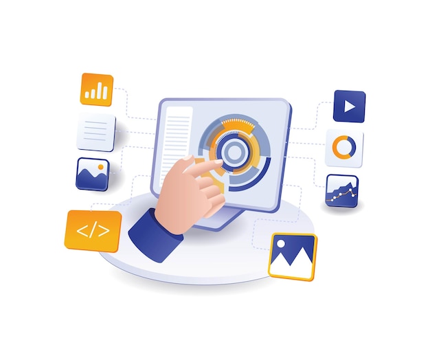 Premium Vector | Technology digital transformation network Premium Vector | Technology digital transformation network
