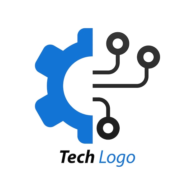 Premium Vector | Technology logo vector design Premium Vector | Technology logo vector design