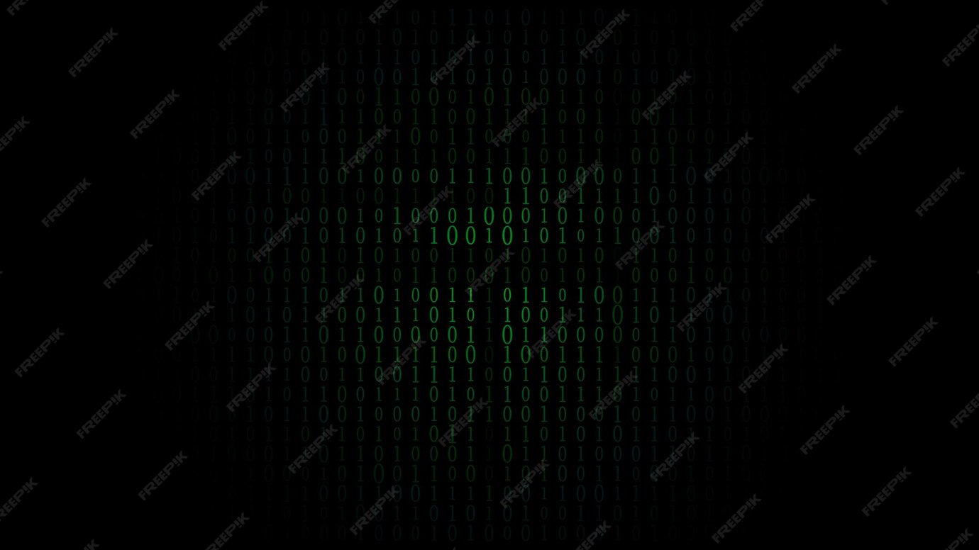Premium Vector | Technology matrix background Cyber security with ...