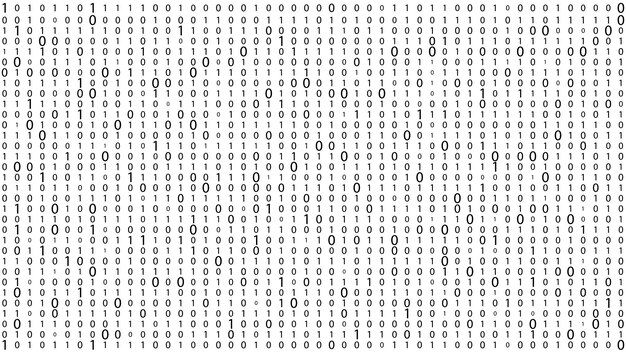 Premium Vector Binary Matrix Code Computer Data Stream Digital Security Codes And Gray 