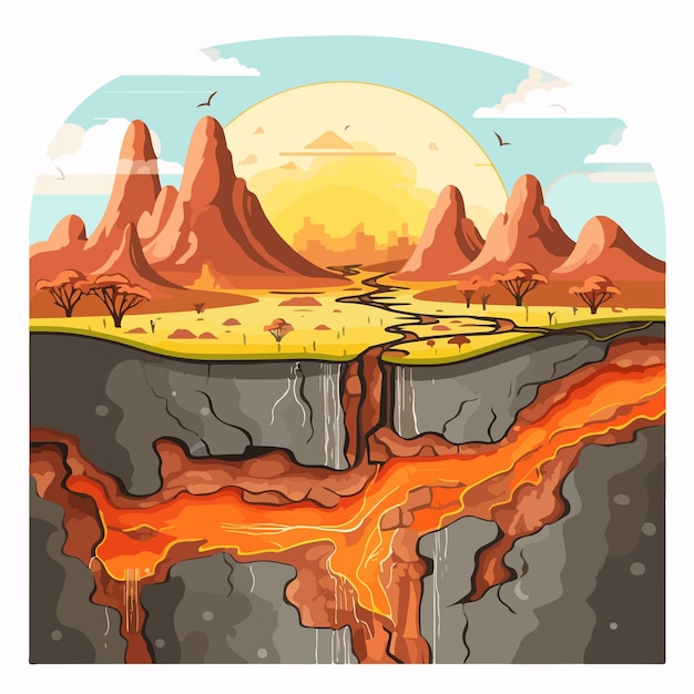 Tectonic Plate Interactions Concept Illustration | Premium AI-generated ... Tectonic Plate Interactions Concept Illustration | Premium AI-generated ...