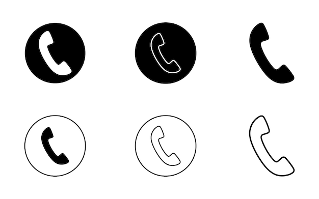 Premium Vector | Telephone call Icon vector Illustration Premium Vector | Telephone call Icon vector Illustration