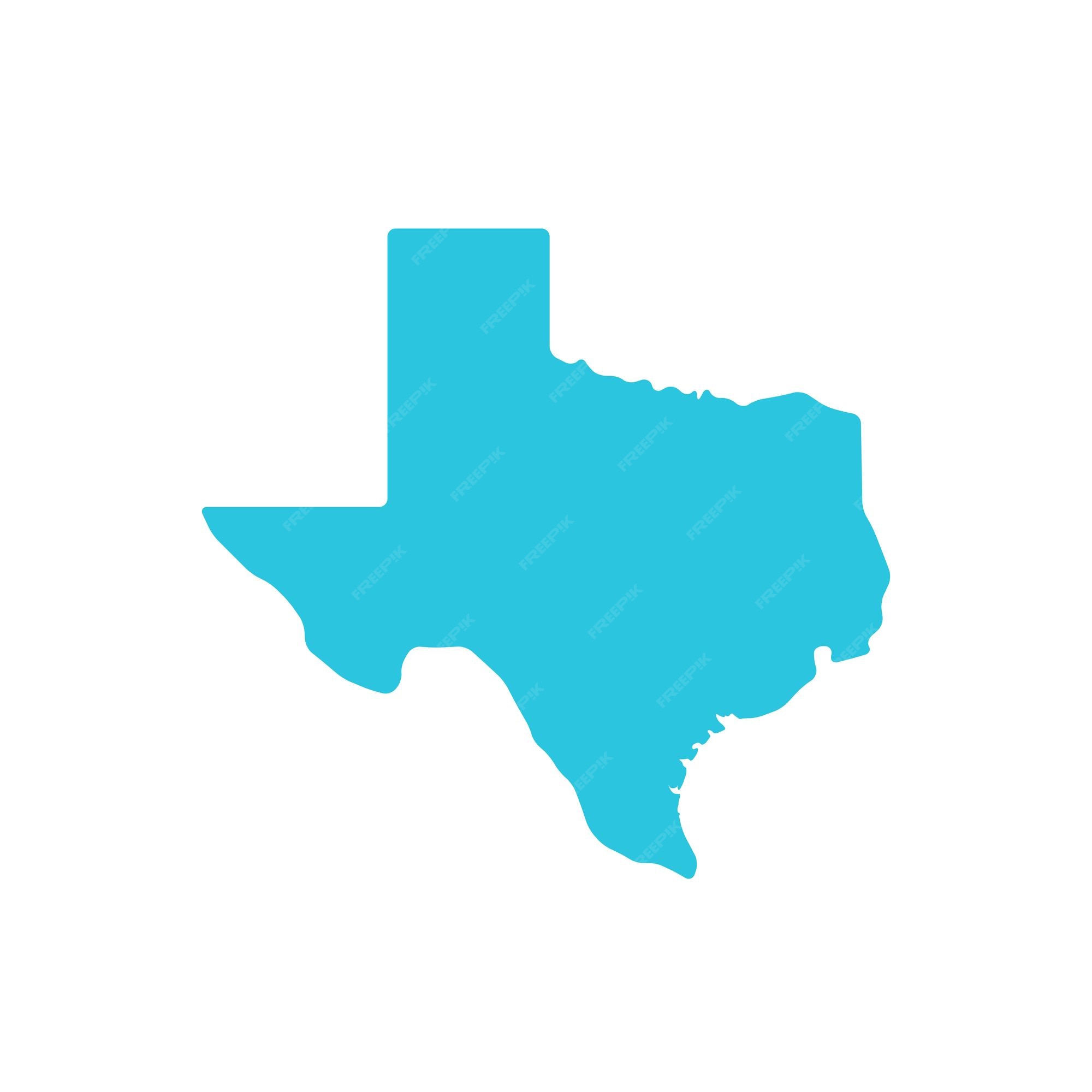 Premium Vector | Texas map icon Isolated on white background From blue ... Premium Vector | Texas map icon Isolated on white background From blue ...